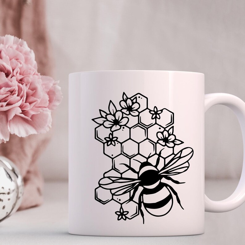 Honey Bee SVG Bundle , Cute Bee Clip Art, Bumble Bee Silhouettes ...