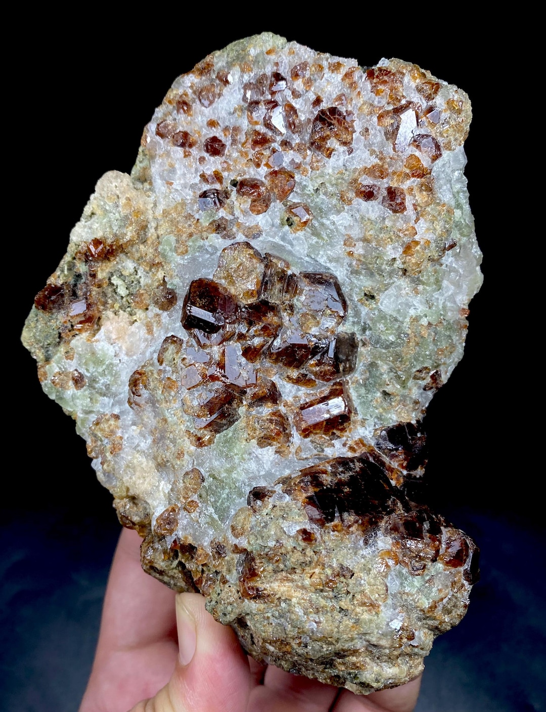 Almandine Garnet Crystal, Healing Stone From Pakistan (767g) - Etsy