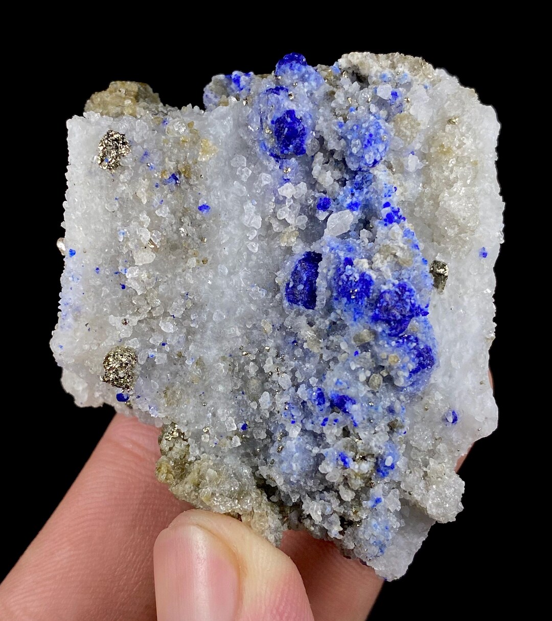 Royal Blue Lazurite Crystal Specimen, Afghanistan Mineral (81 Gram) - Etsy