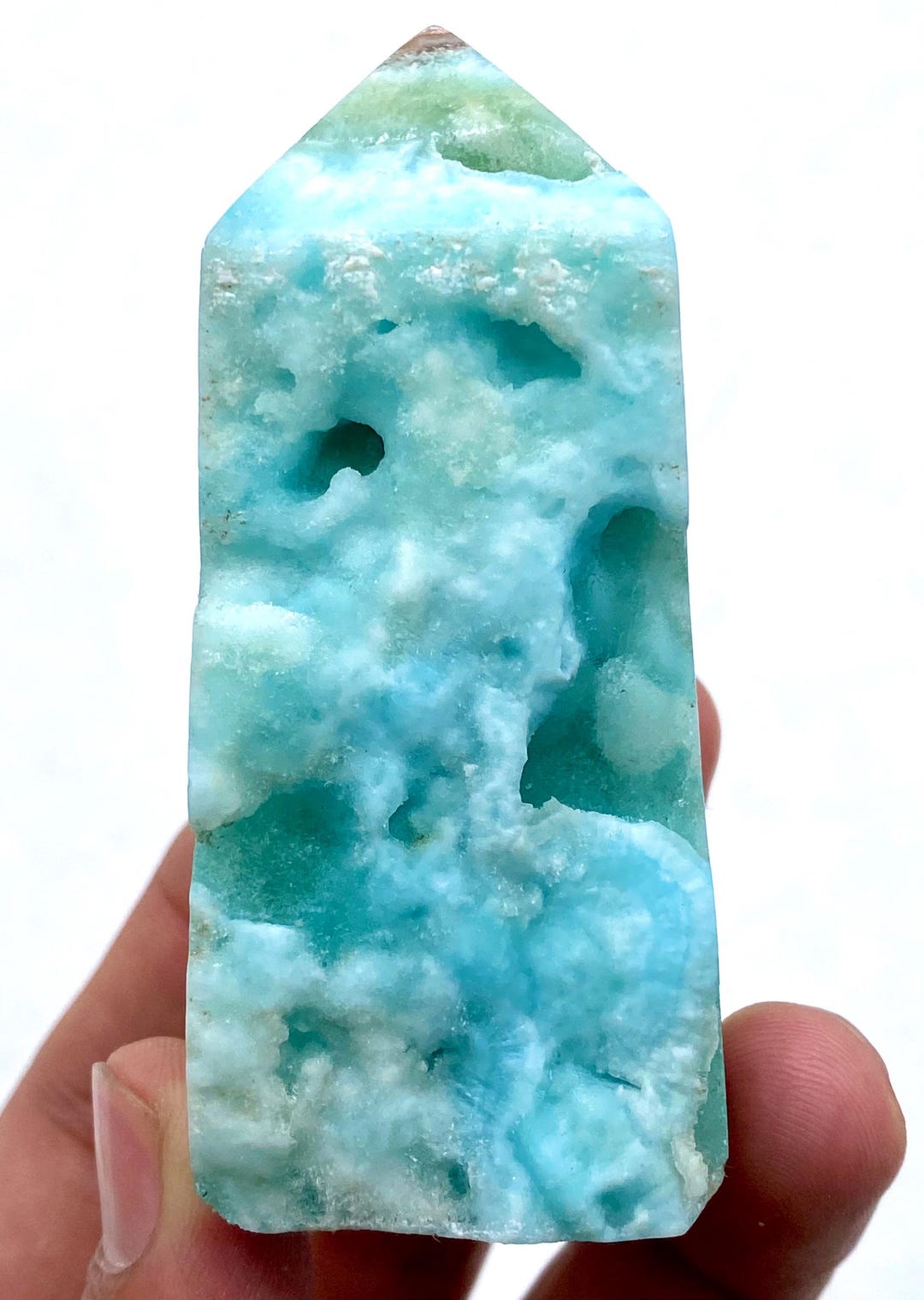 247 Grams Aragonite Tower, Polished Healing Crystal From Afghanistan - Etsy