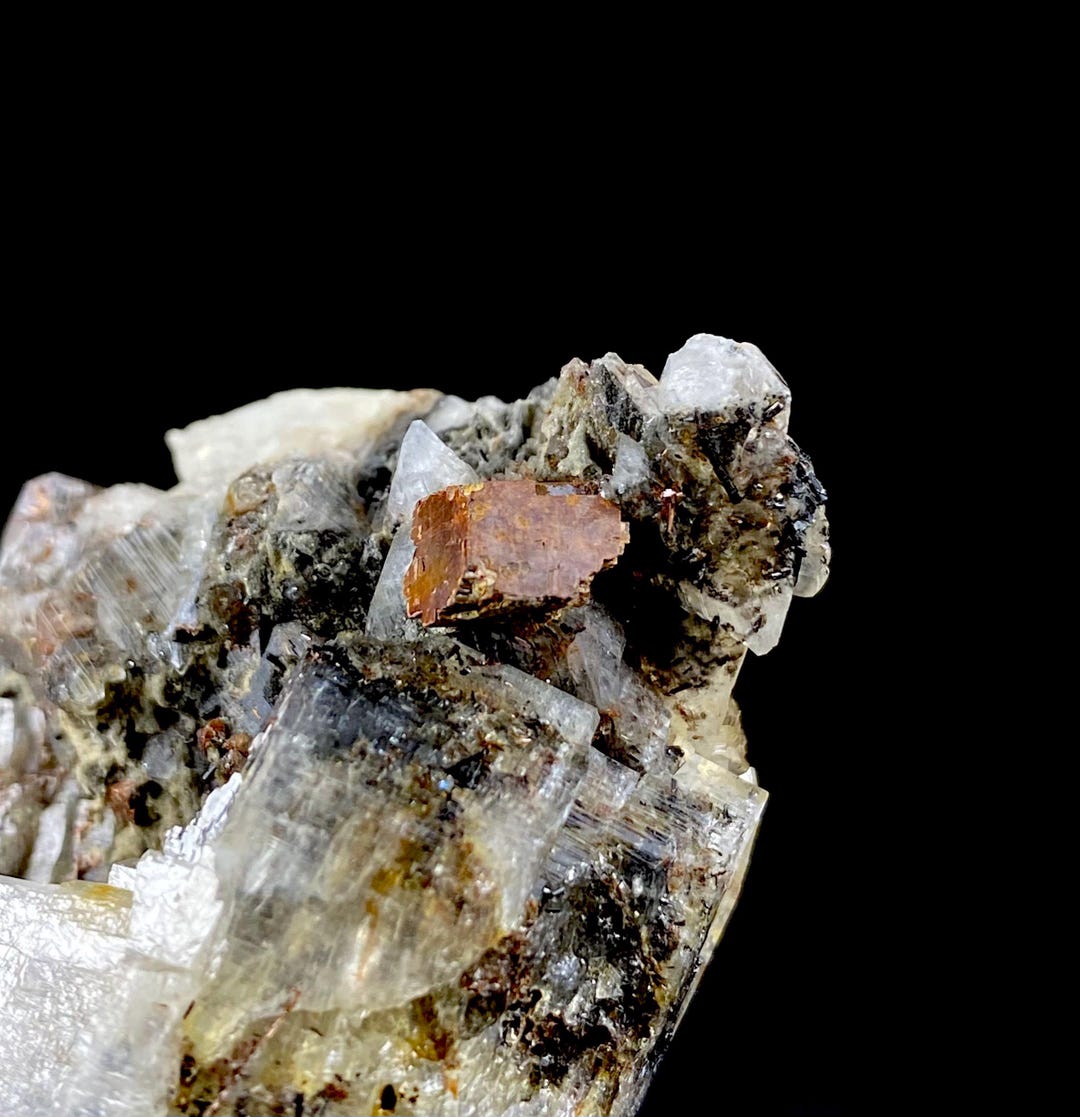 Rare Adularia With Rare Siderite Crystal 60 Gram Natural Unique Shape ...