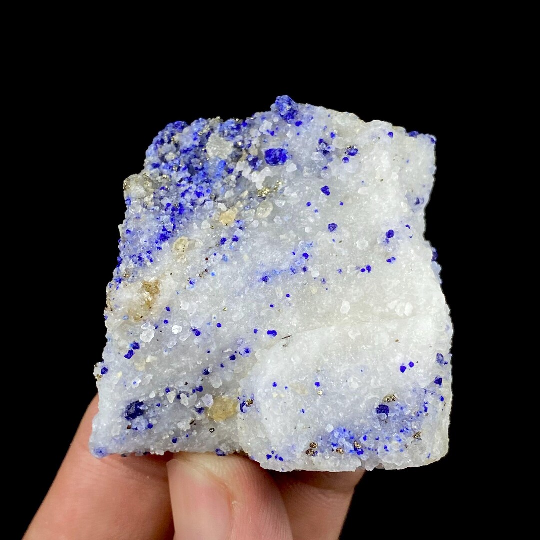 Royal Blue Lazurite Crystal Specimen With Pyrite - Afghanistan - Etsy