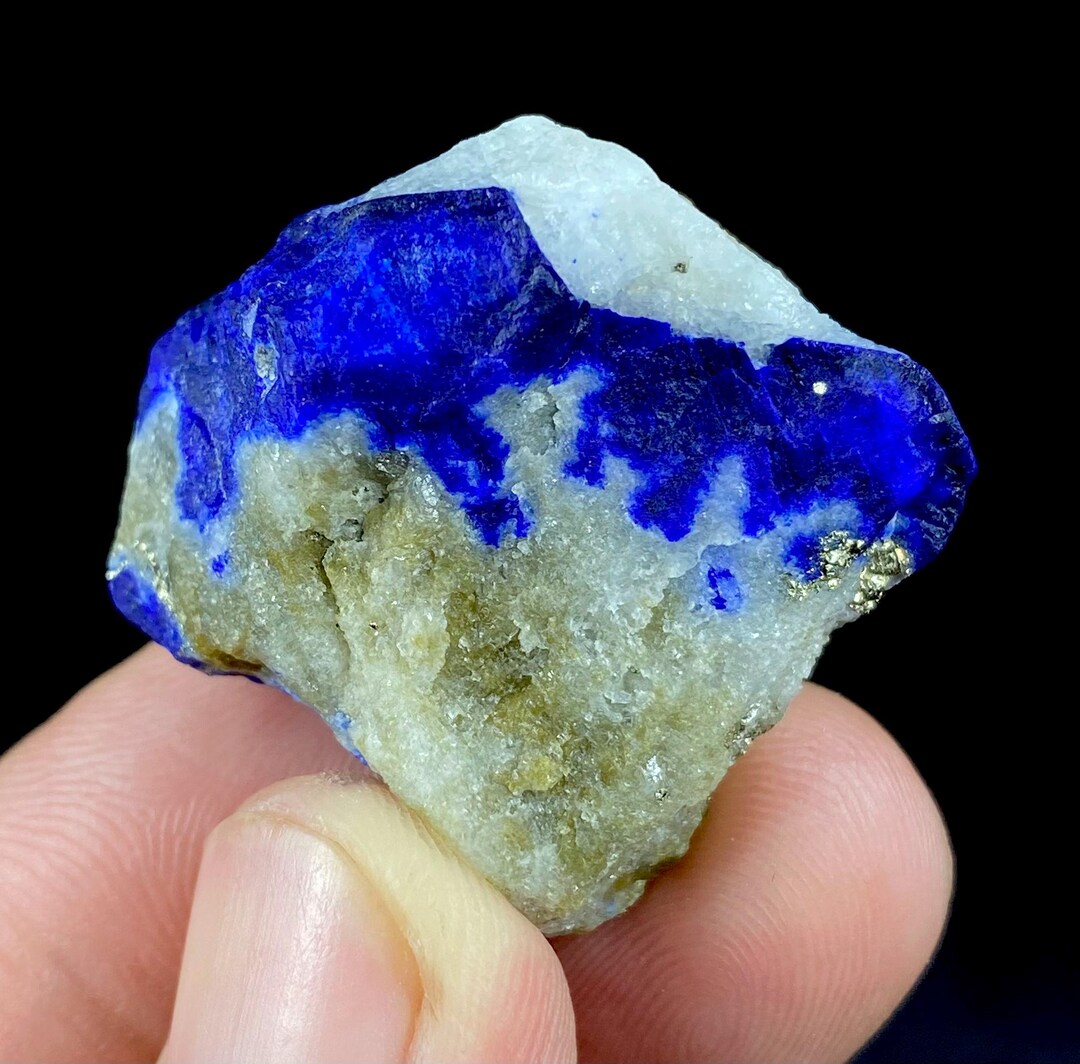 Royal Blue Lazurite Crystal Specimen 18 Gram Rich Blue Color Lazurite ...