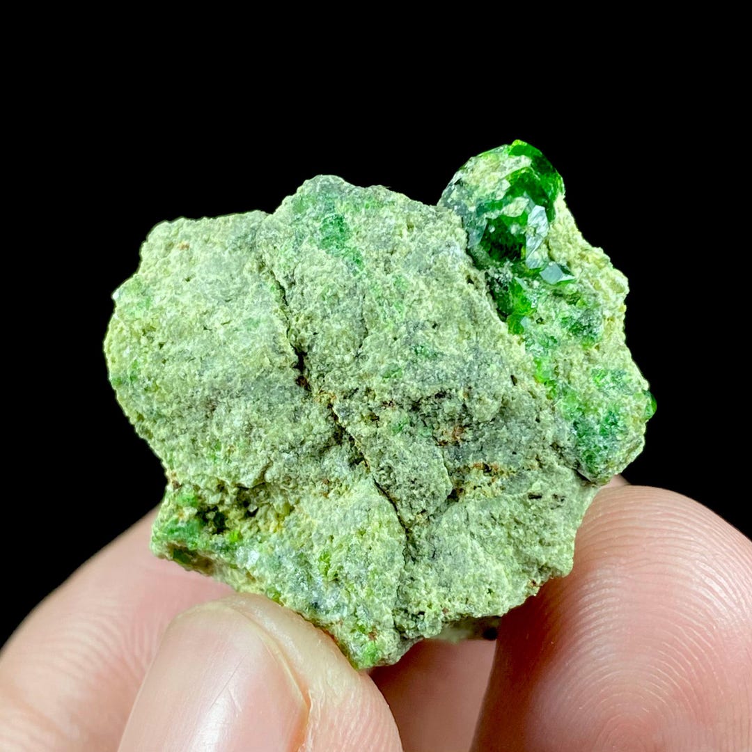 Rare Demantoid Garnet 24 Grams Natural Gemstone From Balochistan Border ...