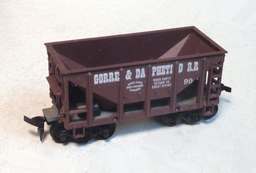 HO Scale Pre-owned Ore Freight Car - Roundhouse - "gorre & Depheti D Rr ...