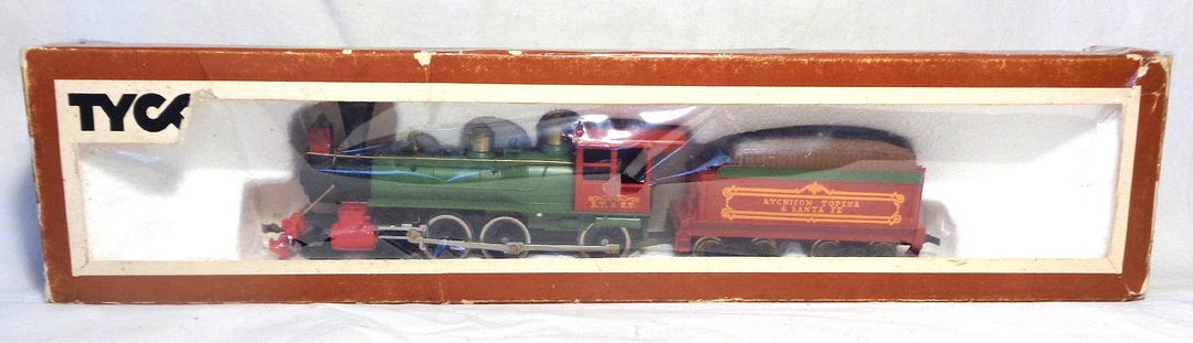 HO Tyco/mantua 4-6-0 Steam Locomotive Engine W/tender-"santa Fe" - New ...