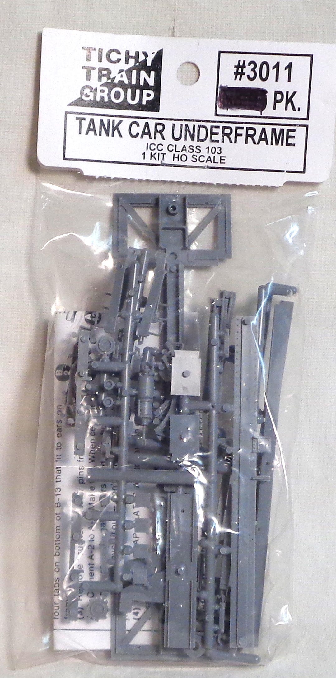 HO Scale Tichy Train Group - Tank Car Underframe - Mint in Carded Bag ...
