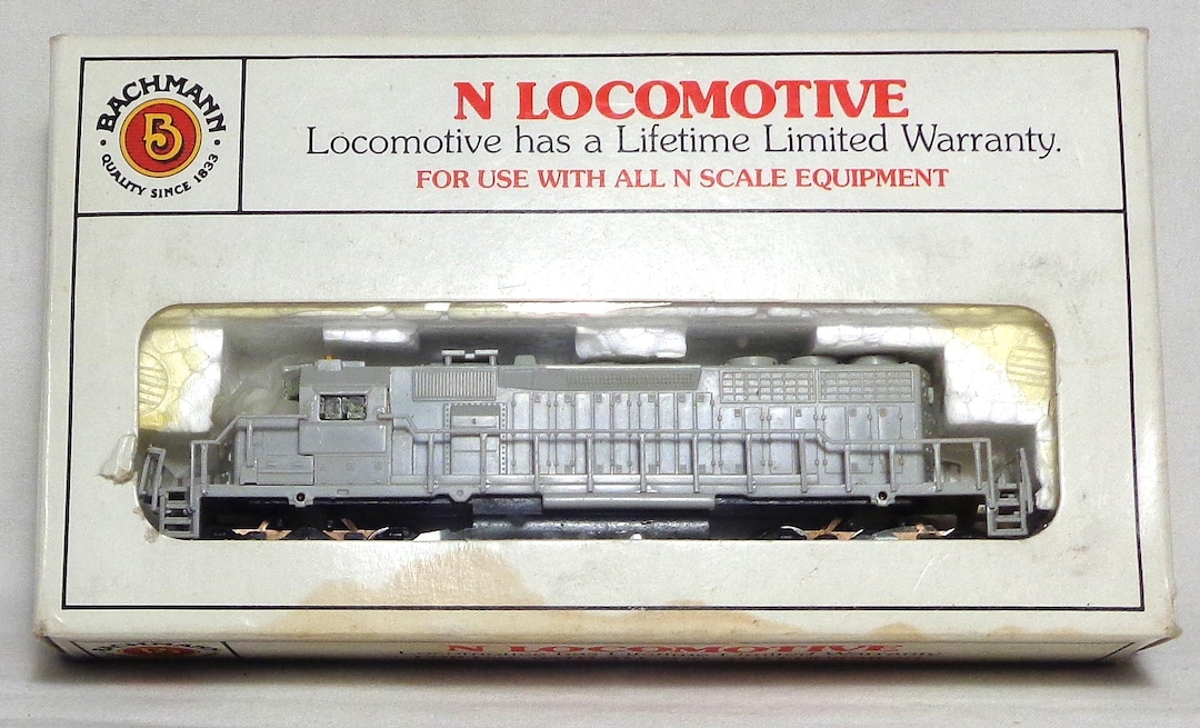 N Scale - VINTAGE Bachmann SD40-2 Diesel Loco Engine - "undecorated ...