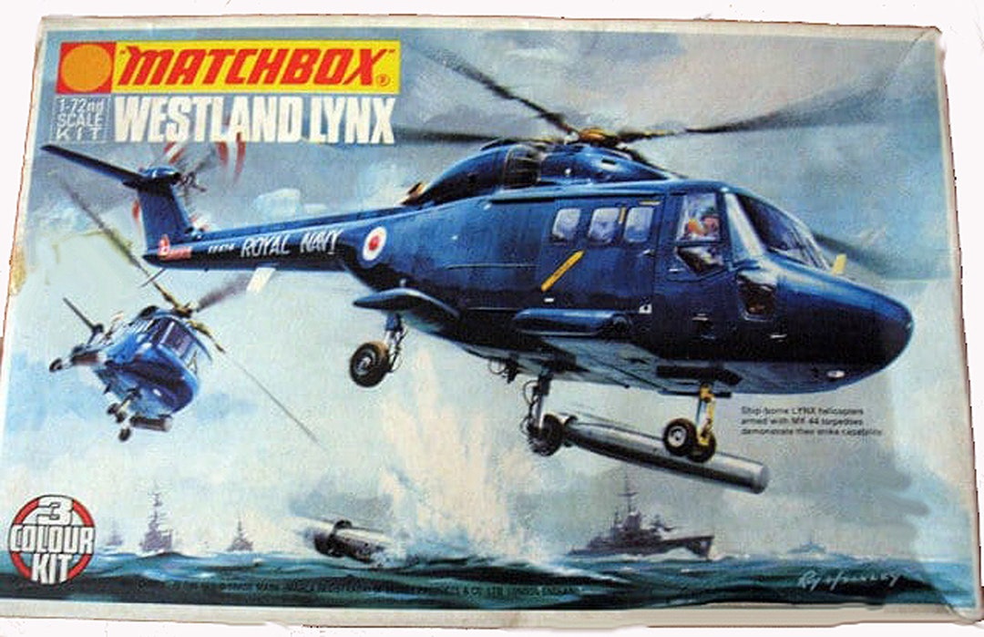 1/72 Scale Matchbox Model Kit - Westland Lynx Royal Navy Helicopter ...