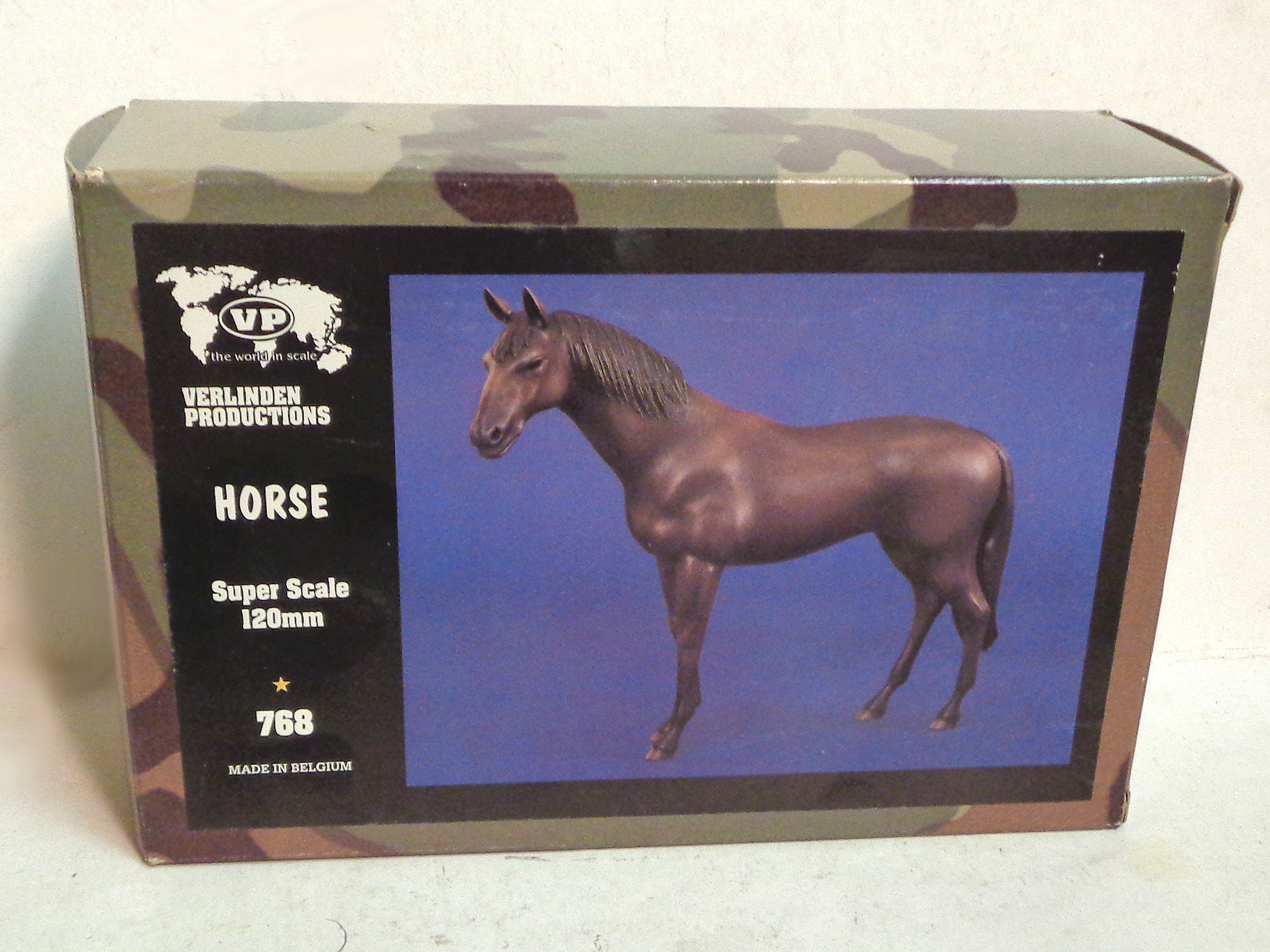 Verlinden Super Scale 120mm RESIN Horse model kit. Mint in Box | Etsy