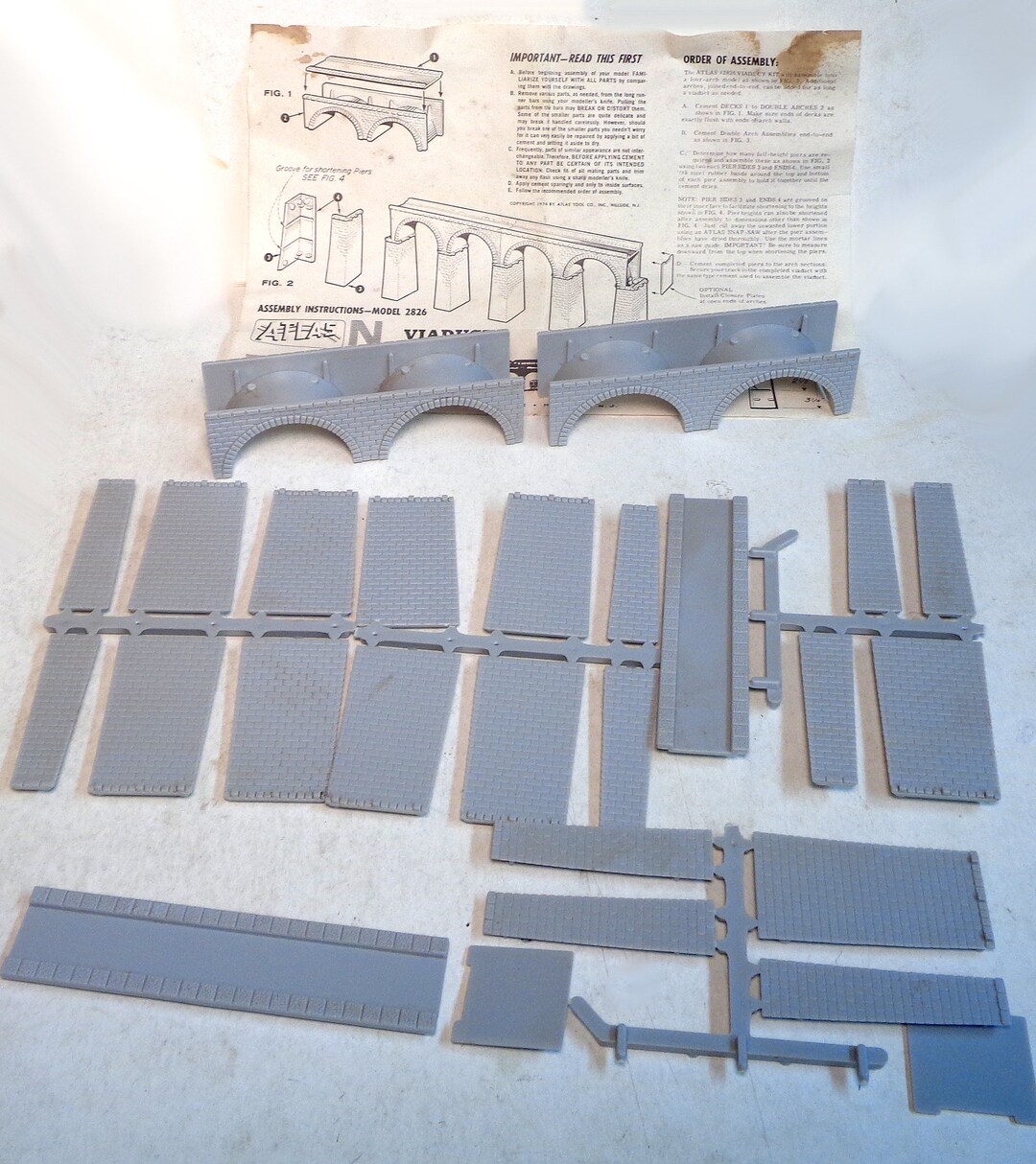 N Scale - Viaduct Kit(bridge) - New Condition - NO Box - Etsy