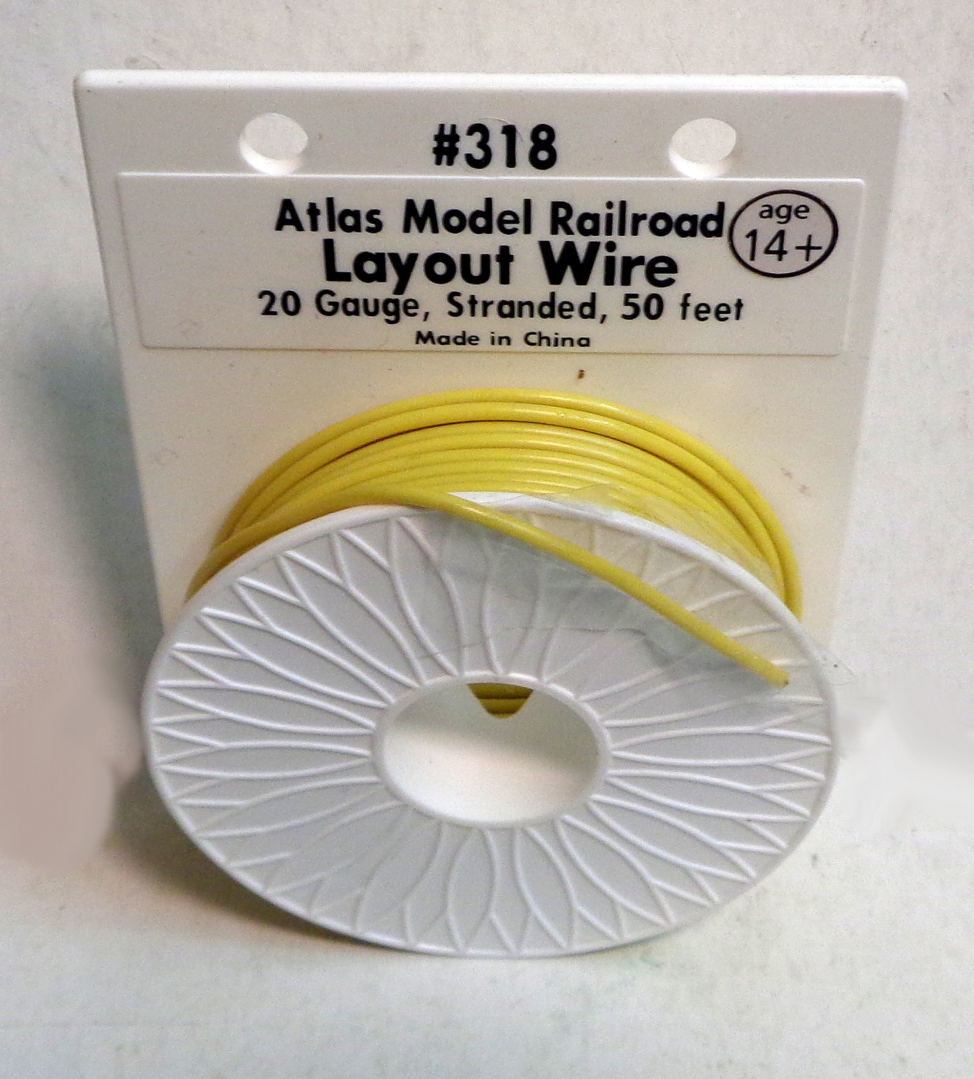 Atlas 20 Gauge Electrical Railroad Layout Wire(50feet) Yellow - NEW! - Etsy