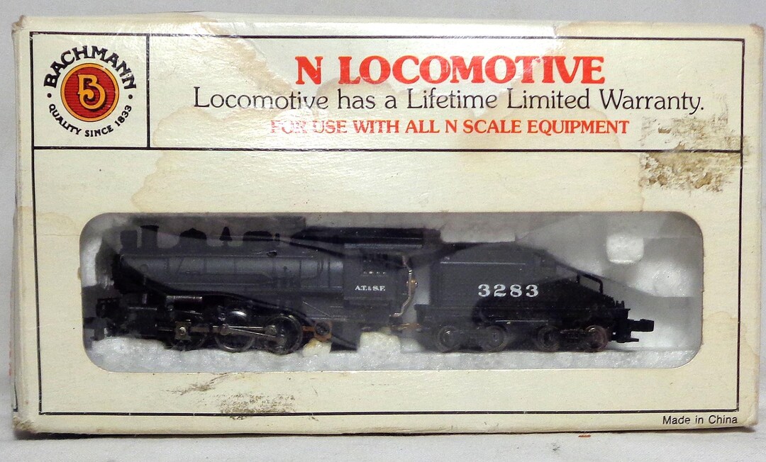 N Scale-vintage Bachmann 0-6-0 Switcher Steam Locomotive Engine With ...