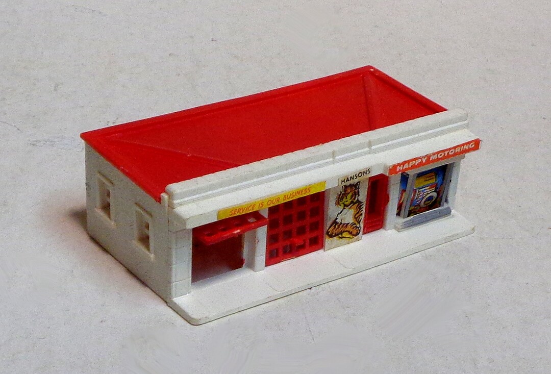 N Scale Built up Kit Exxon Service Gas Station 1 Pre-owned Good ...