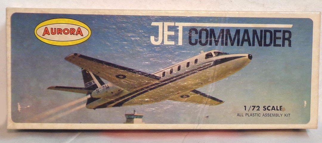 1/72 Scale VINTAGE and VERY RARE Aurora Aircraft Model Kit - Jet ...