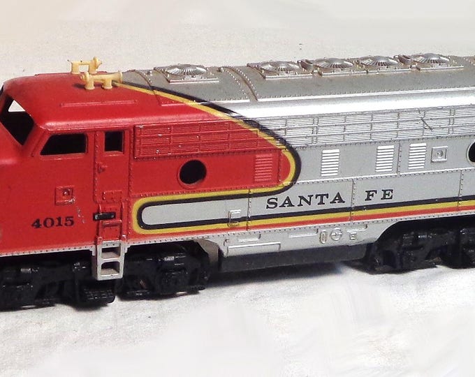 HO Engine Locomotive - Tyco F7 Diesel - "santa Fe" 4015 - Kadee ...