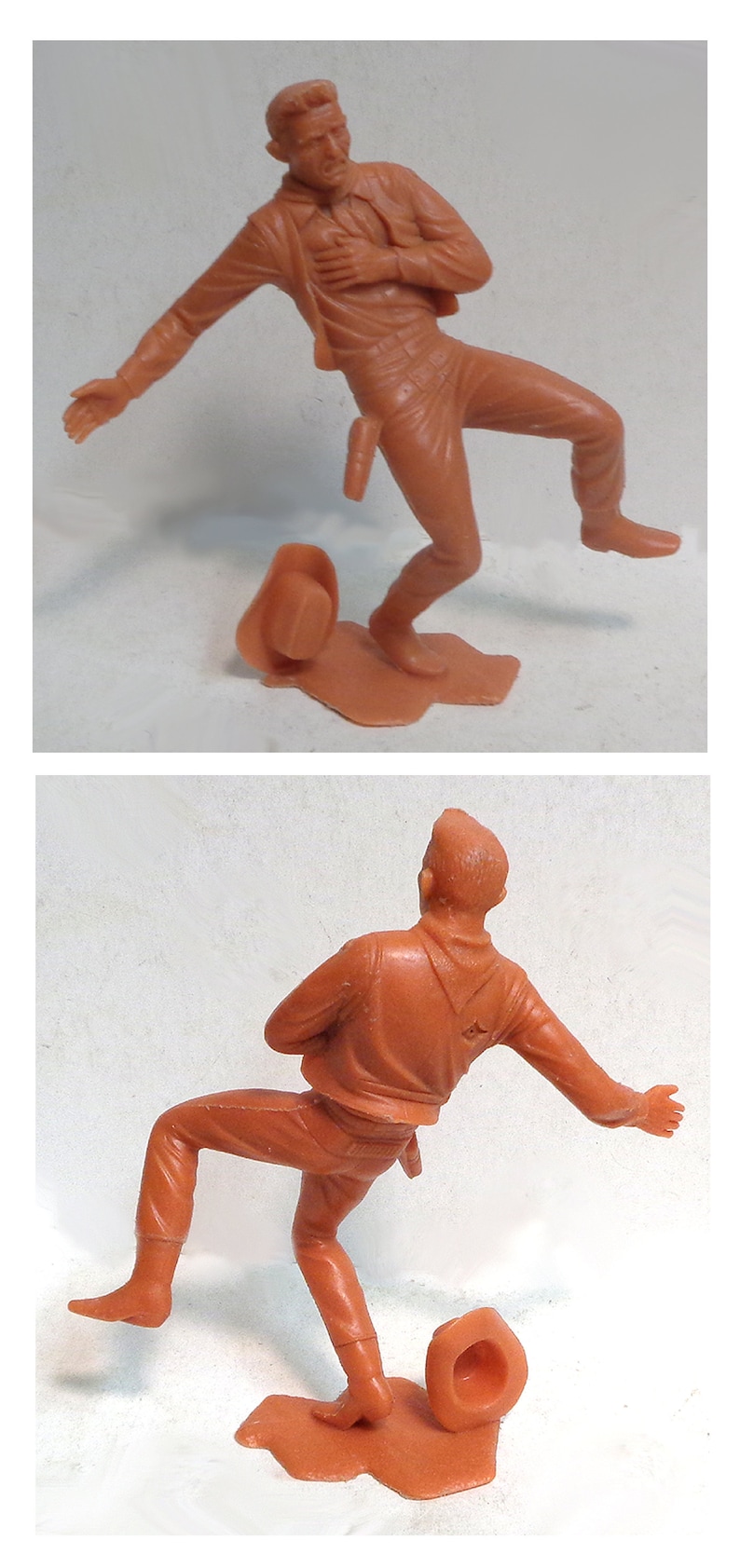 Vintage MARX 1960s Figure - Cowboy Being Shot! - Etsy