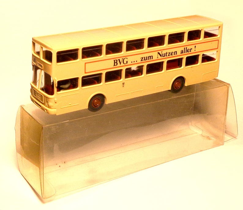 HO Scale Wiking German Made Import-man 'bvg" Double-decker Passenger ...