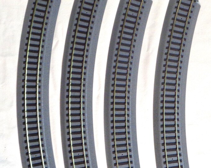 HO Scale Walthers-lifelike Power-loc System - Large Radius Curve Track ...