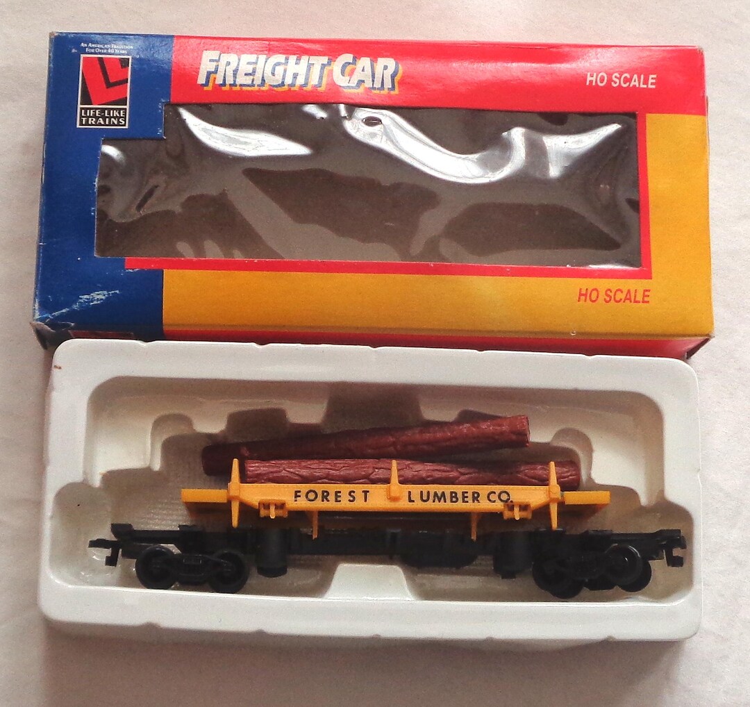 HO Scale - Vintage Lifelike "forest Lumber Company" Operating Dump Car ...