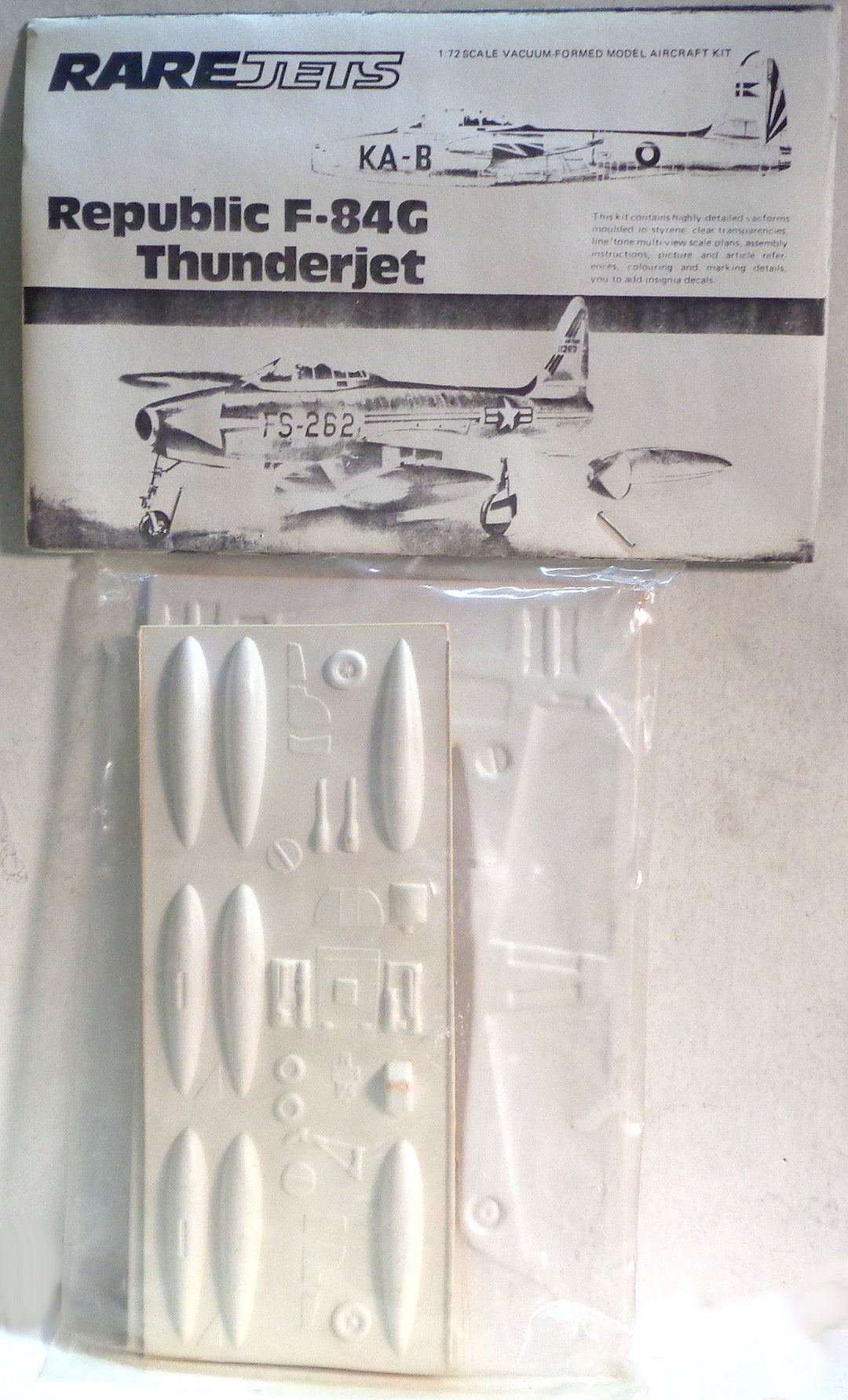 1/72 Model Aircraft Vacuform Complete Kit-rare Jets - Republic F-84G ...