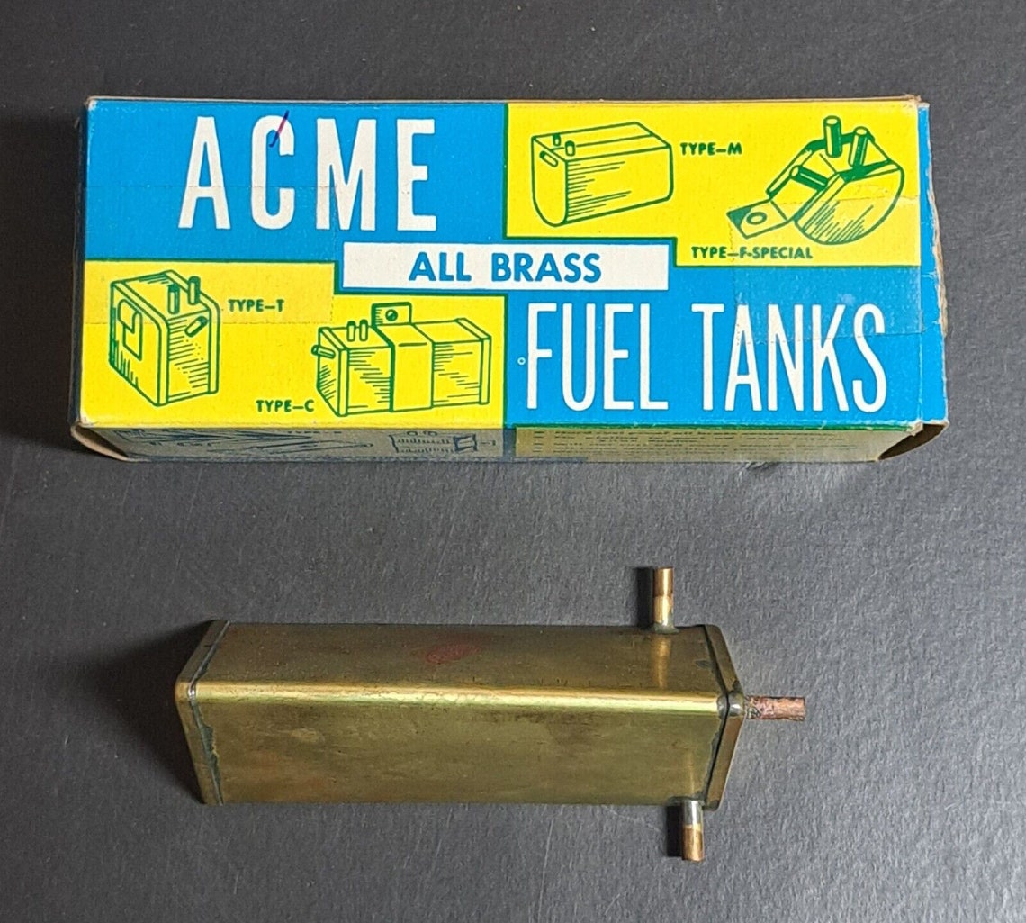 Acme Type B3 - 2 Oz. ALL BRASS Fuel Tank - Remote Control Application ...