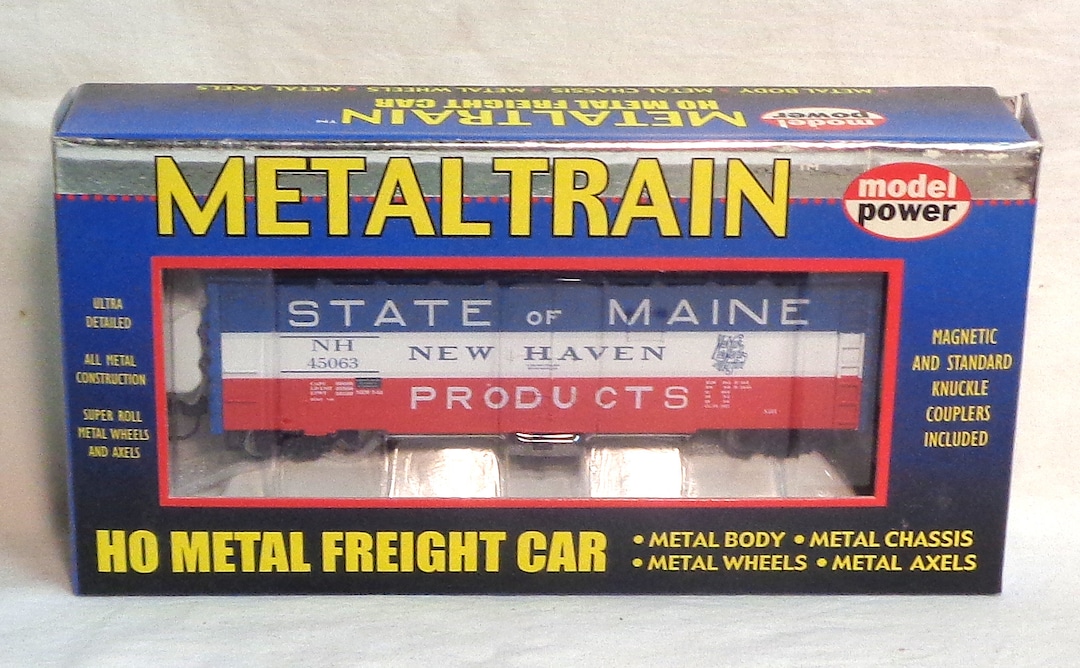 HO - Model Power - METAL Train Series - 41' Reefer "new Haven" "state ...