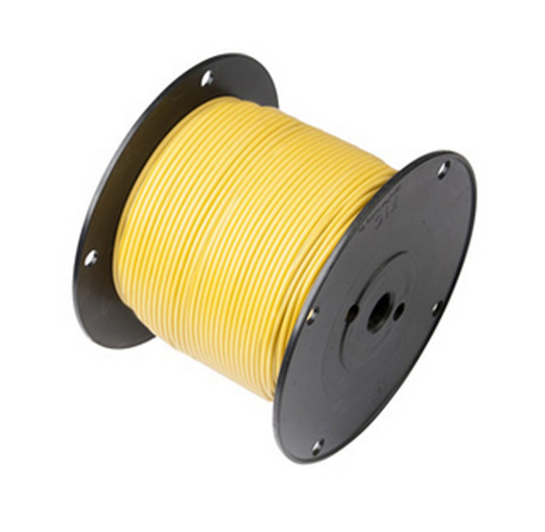 18GA Electrical Wire(100feet) Yellow PVC Insulation - Etsy