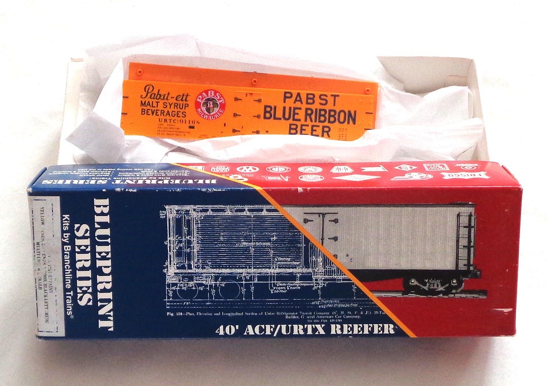 Ho New Old Stock - Branchline Blueprint Series KIT - "pabst" Beer - ACF ...