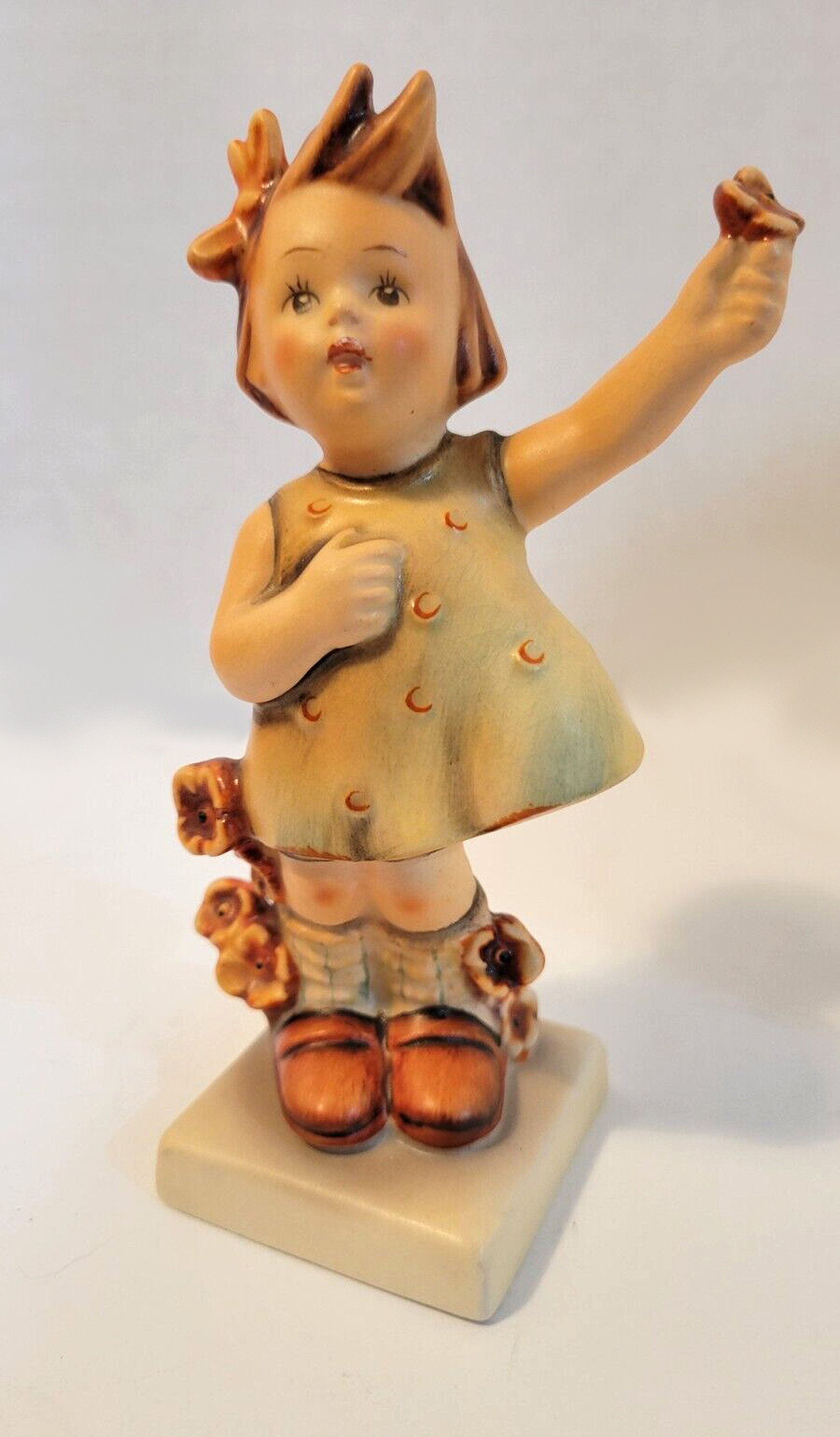Hummel Figurine spring Cheer RARE Tmk 2 5.5 Inches Tall Ex Shape NO Box - Etsy