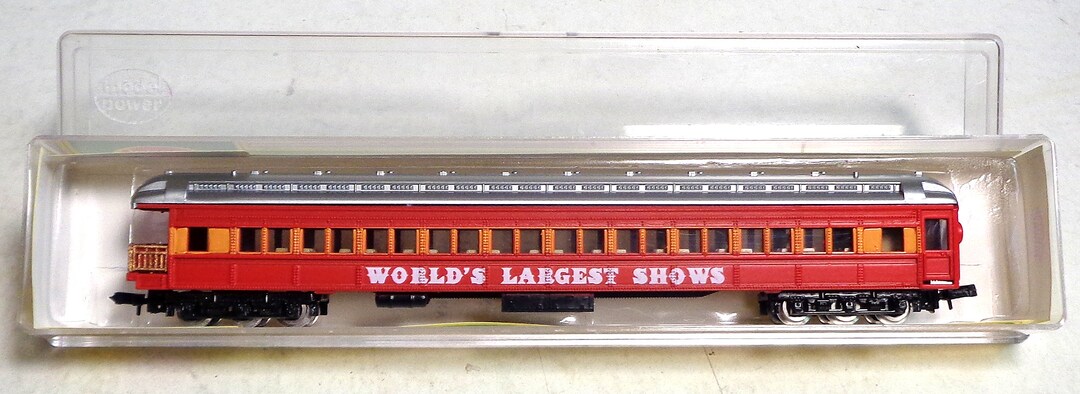 N Scale Model Power - Coach Passenger Car - "world's Largest Shows" New ...