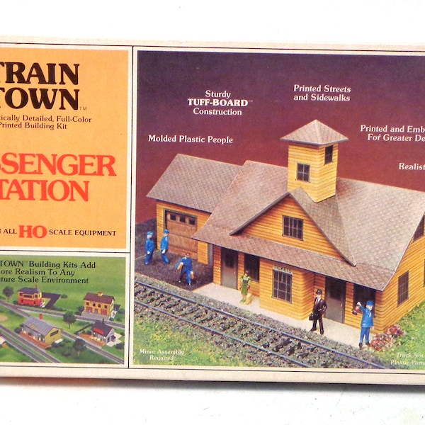 Ho Scale Passenger Train Station - Etsy