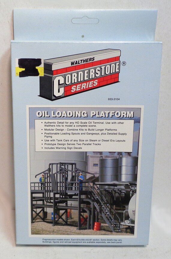 HO Scale Walthers Oil Loading Platform for Use With Train | Etsy