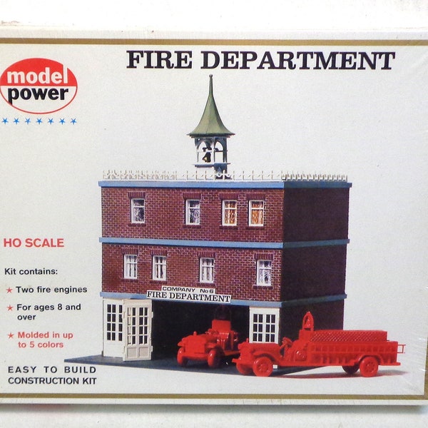 Ho Scale Fire Department - Etsy