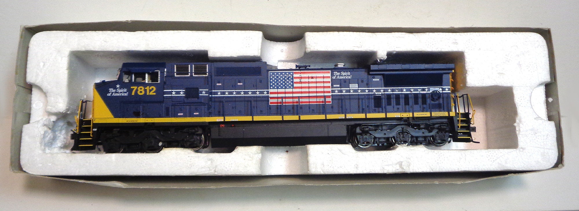 HO Scale ATLAS B40-8 Diesel Locomotive the Spirit of America 7812 Dual ...