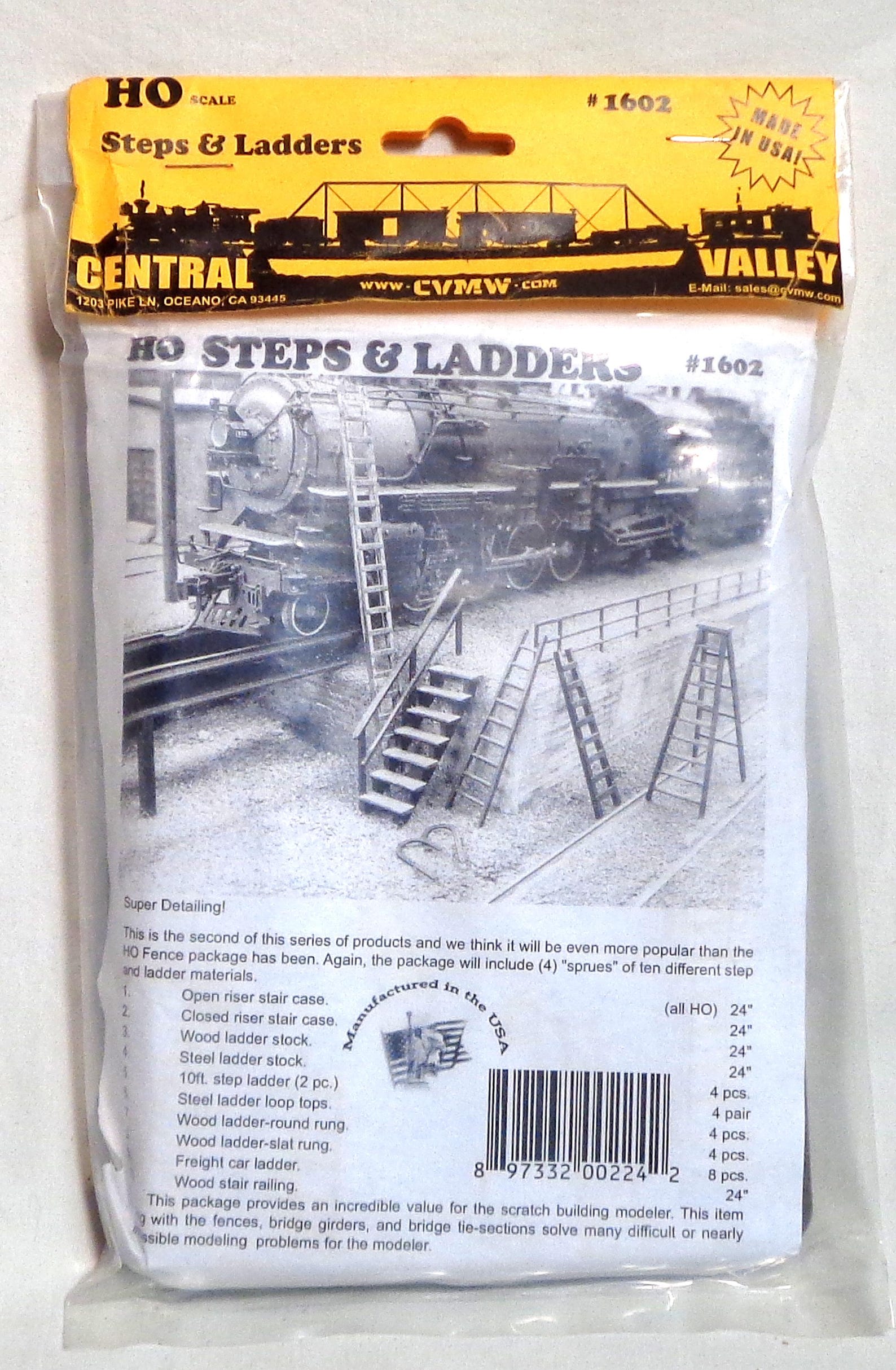 HO Scale Large Set of Many Different Assorted Steps and Ladders for All ...