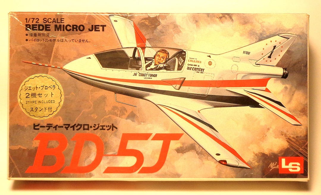 1/72 Scale LS - Model Airplane Kit - Bede BD5J Micro Jet - Home Made ...
