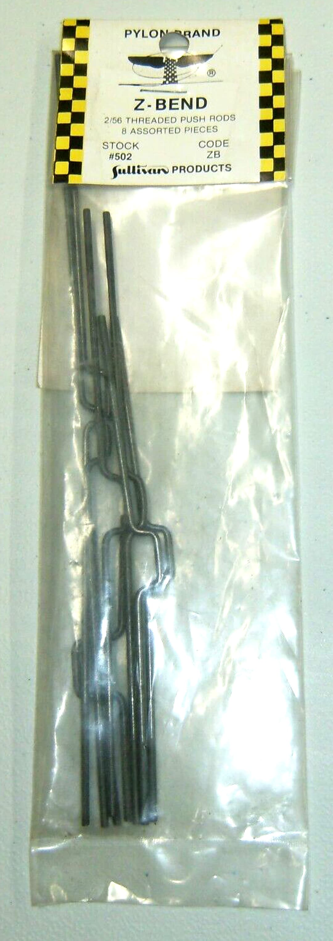 Pylon - "z" Bend Push Rods 2-56 Threaded Code ZB502 - Remote Control ...