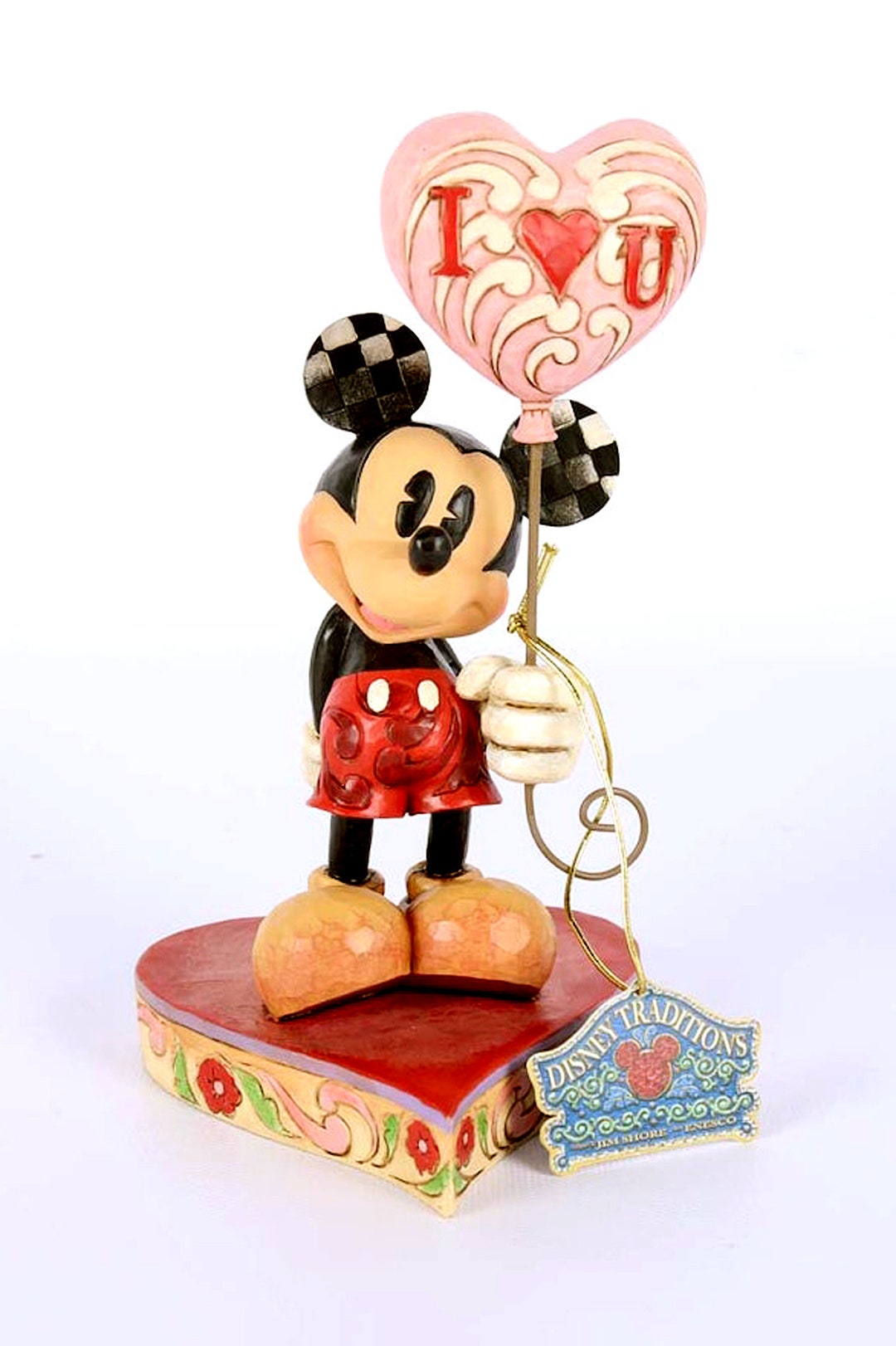 Jim Shore Resin Sculpture - Mickey Mouse "you Keep Me Grounded" 7.5 ...