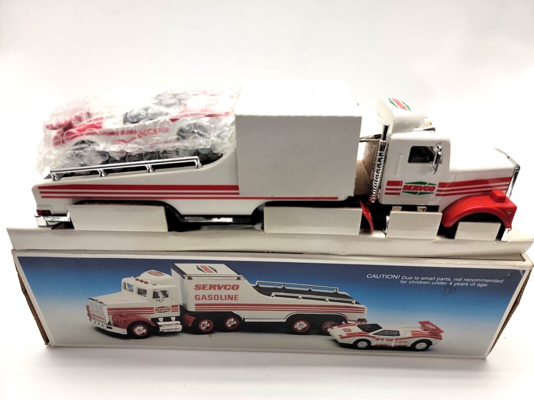 Servco - Gas Station Race Hauler W/race Car - 1992 Version! Working ...
