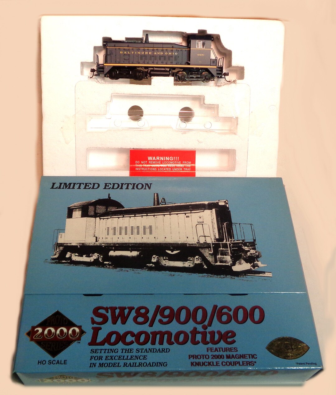 HO Scale Lifelike Proto SW-8 Diesel Locomotive baltimore & Ohio 9400 ...