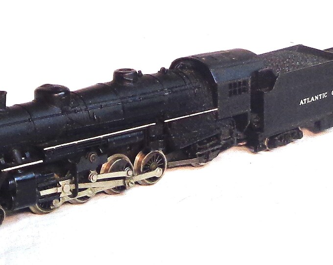 N Scale - Atlas 2-8-2 Steam Loco Engine W/tender-"atlantic Coast Line ...