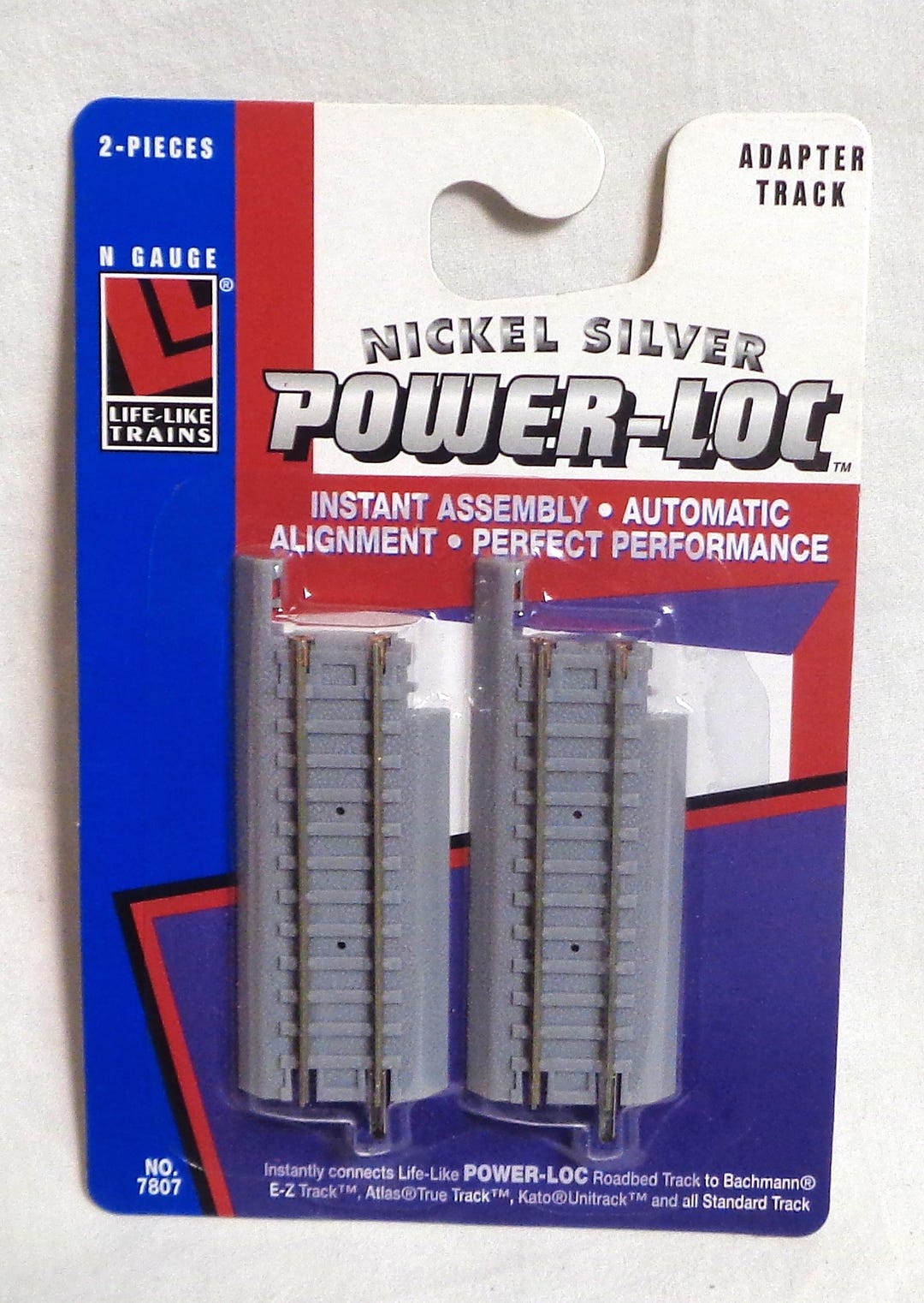 N Scale - Lifelike Power-loc Adapter Track-rare Track That Adapts ...