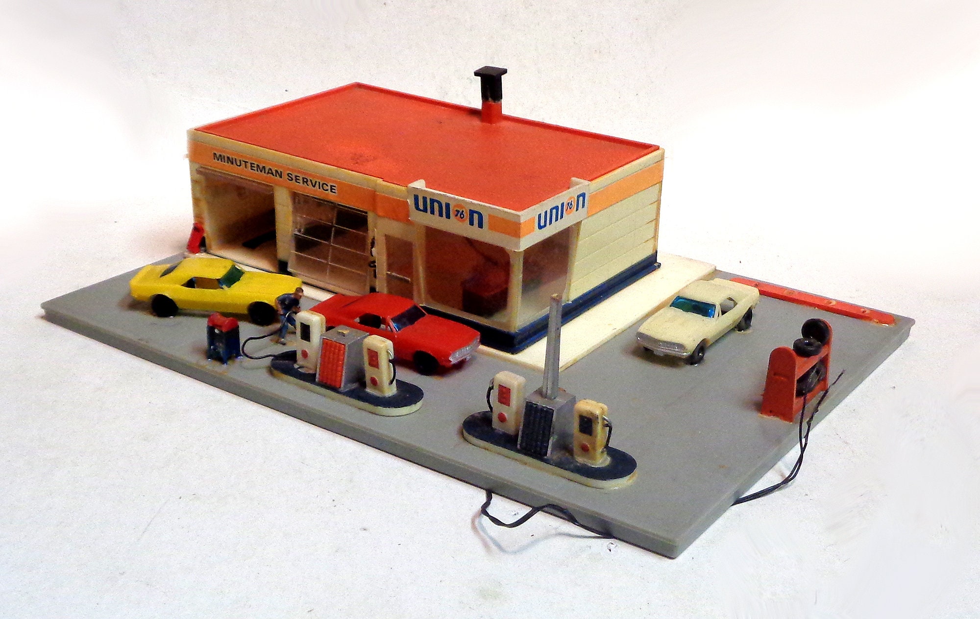 HO Scale Train Built up Building Kit Tyco Union 76 Gas - Etsy