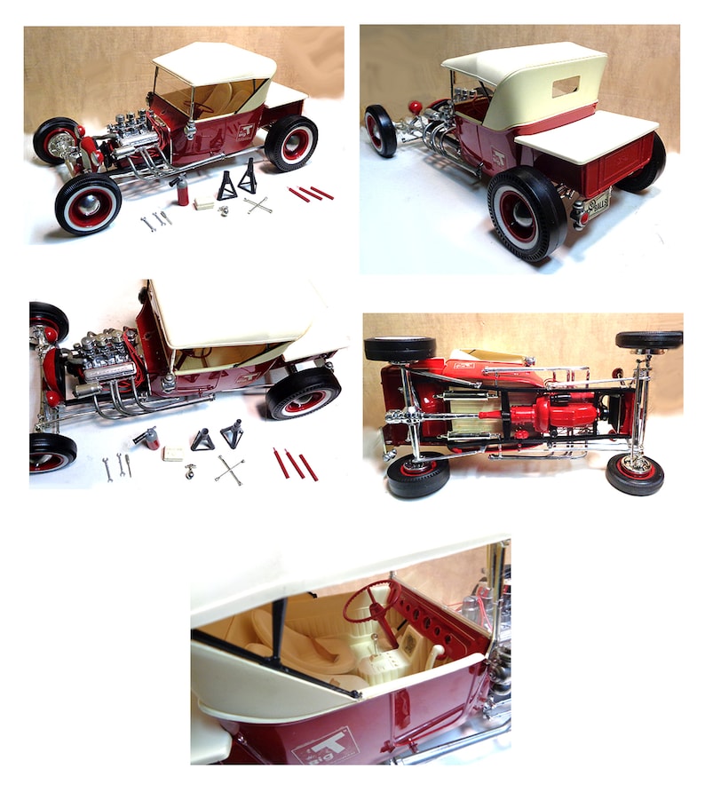 1/8 Scale VERY RARE Monogram 1960s big T Built up Kit Fine Condition - Etsy