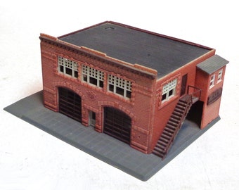 N Scale Firehouse - Etsy