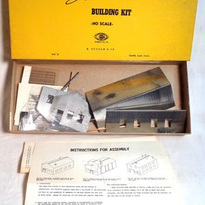HO Scale Suydam METAL and Wood Building Kit - Industrial Offices or ...