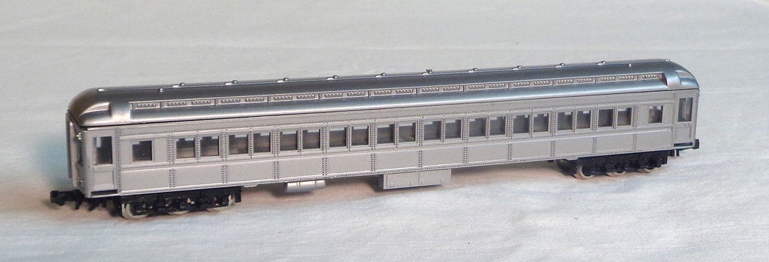 N Scale Hong Kong Made - Heavy Weight Coach Passenger Car - Silver ...