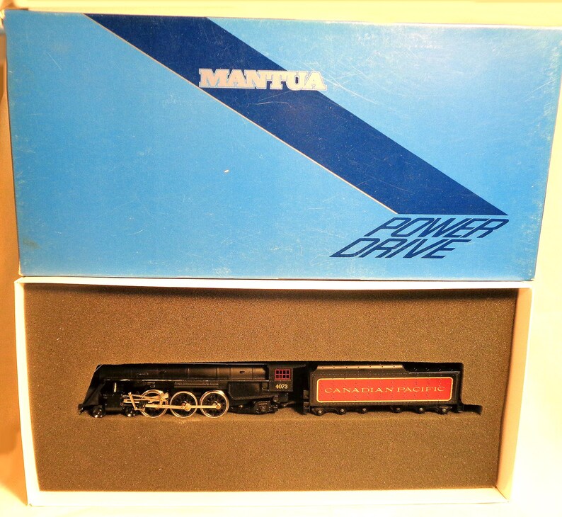 HO Mantua 4-6-2 Steam Locomotive Engine W/tender-"canadian Pacific"4073 ...