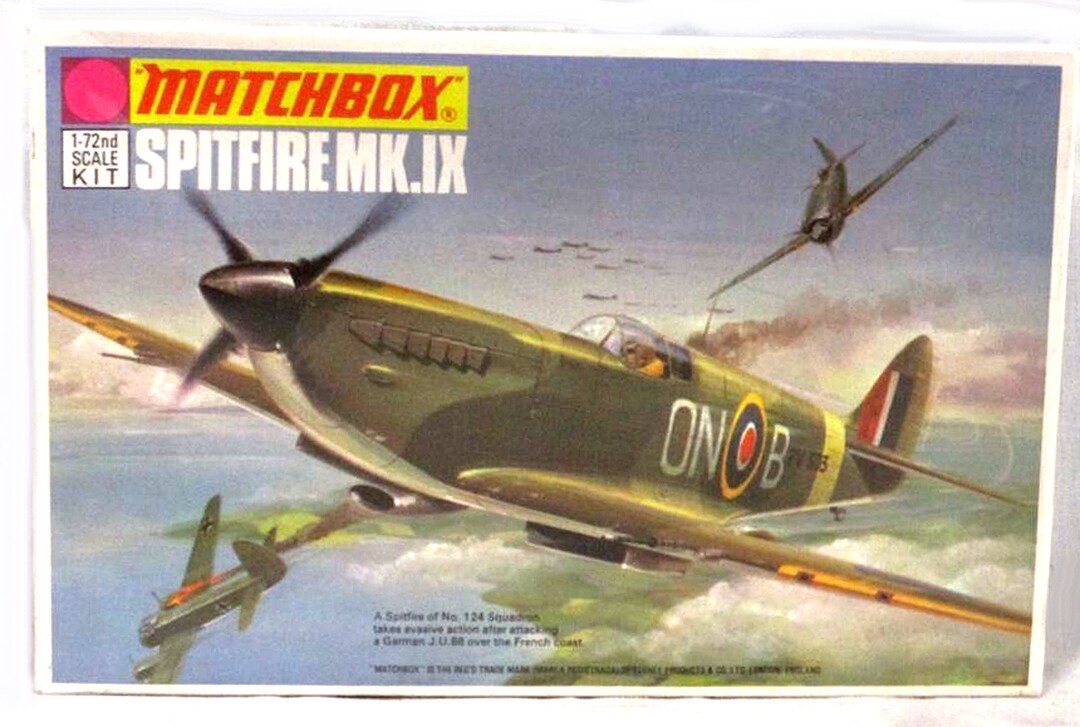 1/72 Scale Matchbox Model Kit - Spitfire MK.IX Airplane - Mint in ...